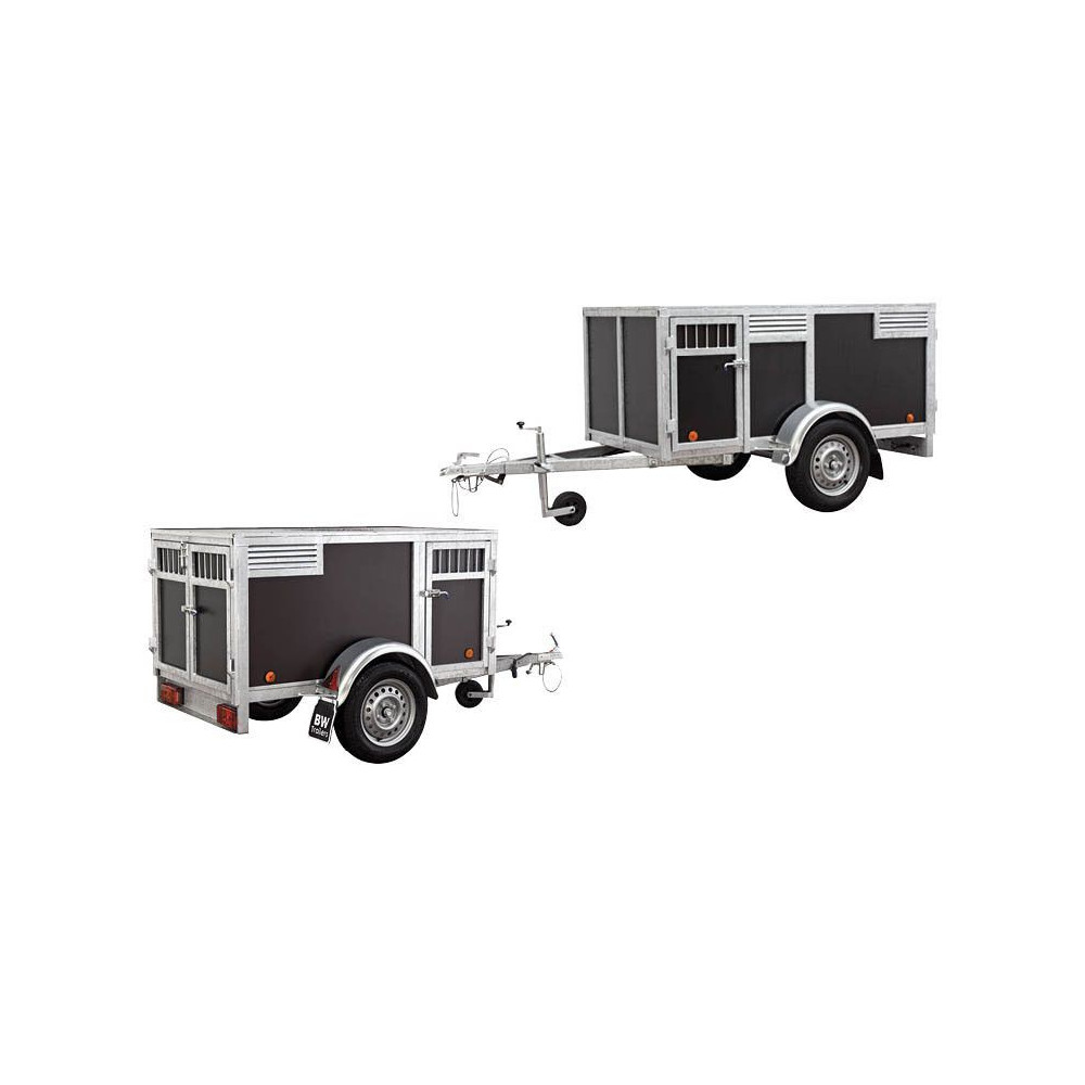 Remorque 4 Chiens 200 cm