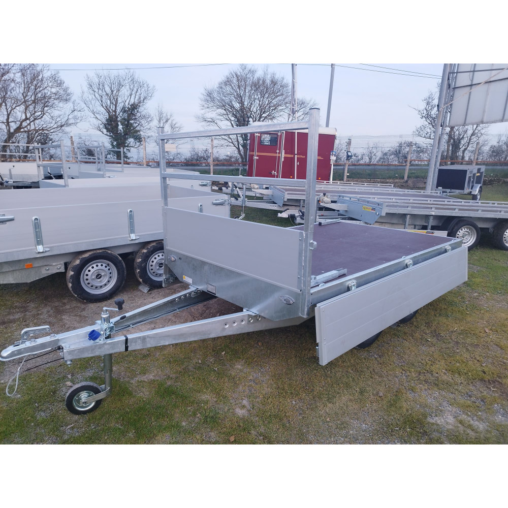 Remorque Plateau roue dessous très robuste Dimensions 250 x 150 cm PTAC ...