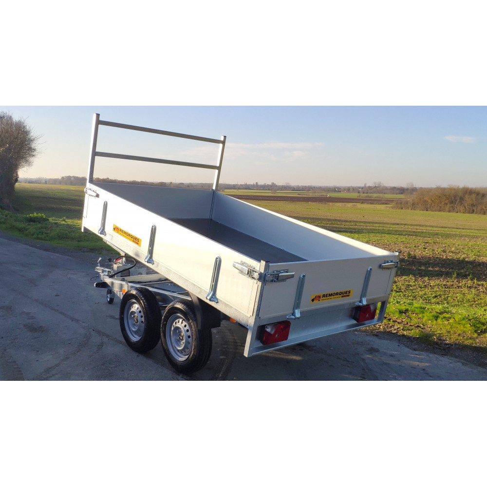 Remorque Benne 250 x 150 750kg Dimensions 250 x 150 cm PTAC 750 kg ...